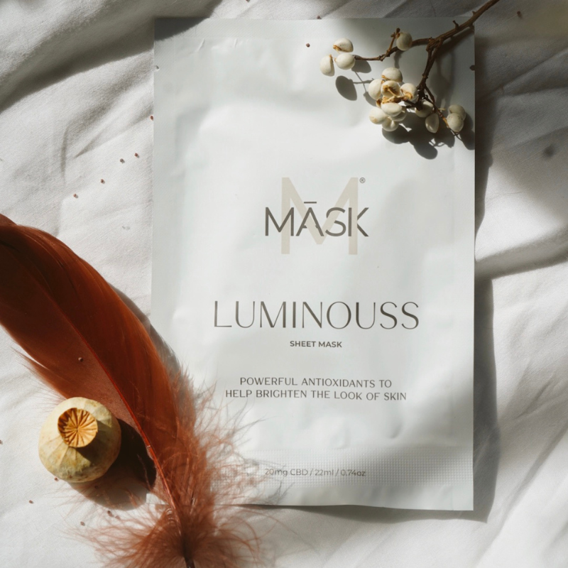 LUMINOUSS SHEET MASK - Hydration Rescue | Organic & Cldan – Mask Skin Care