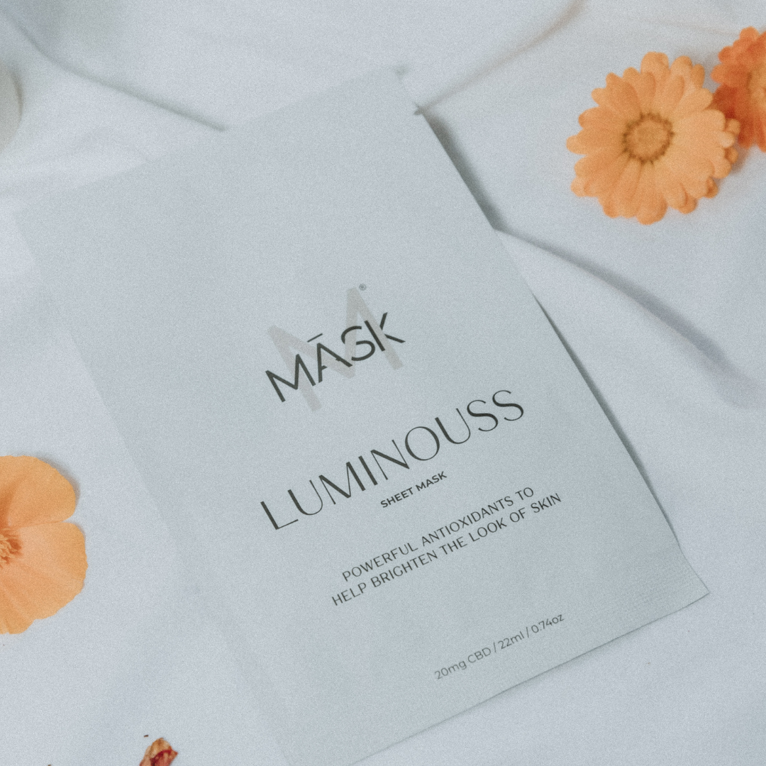 LUMINOUSS SHEET MASK - Hydration Rescue | Organic & Cldan – Mask Skin Care